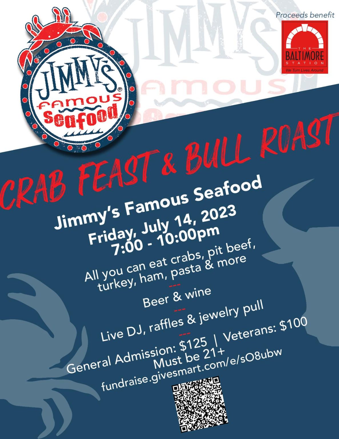 Jimmy’s Famous Seafood Crab Feast/Bull Roast | The Baltimore Station